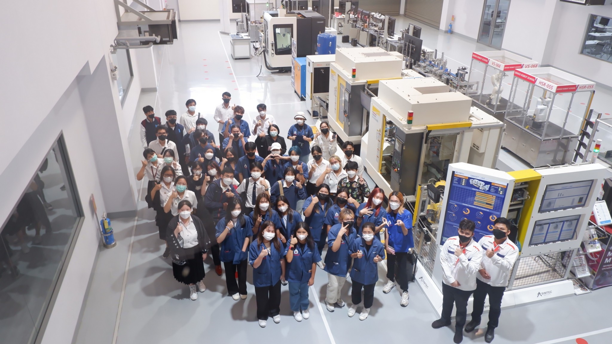 คณะอาจารย์และนักศึกษา คณะบริหารธุรกิจ สถาบันเทคโนโลยีไทย-ญี่ปุ่นเข้าศึกษาดูงาน SIMTEC Learning ...